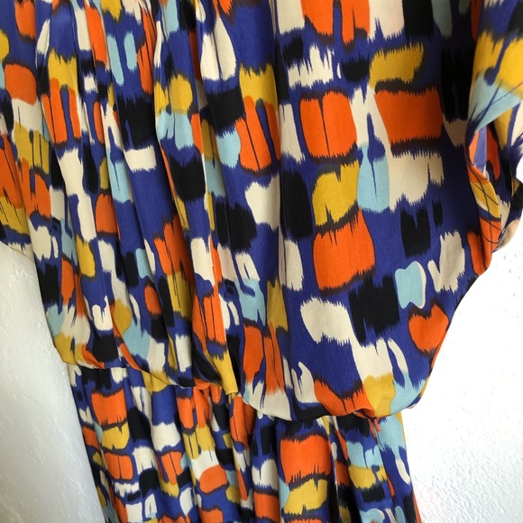 AB Studio | Dresses | Ab Studio Womens Colorful Dress With Pockets ...